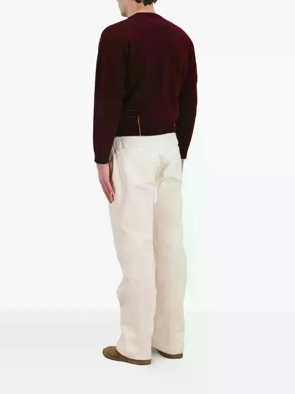 FORTELA 933 Barney Copper-rivets Stitching Jeans - Neutrals