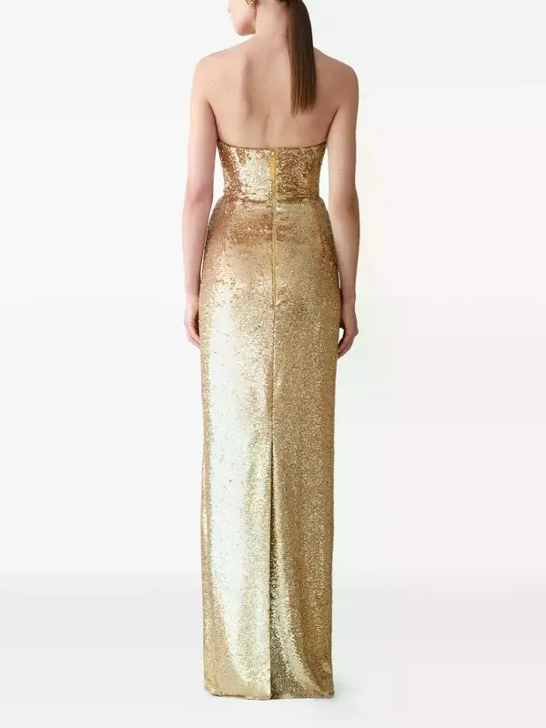 Carolina Herrera Sequin Maxi Dress