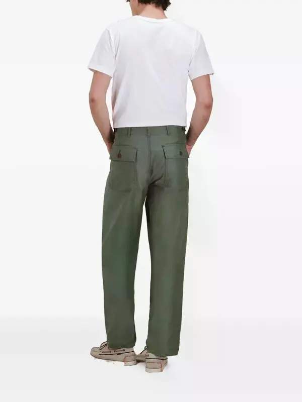 FORTELA Patch-pocket Trousers - Green