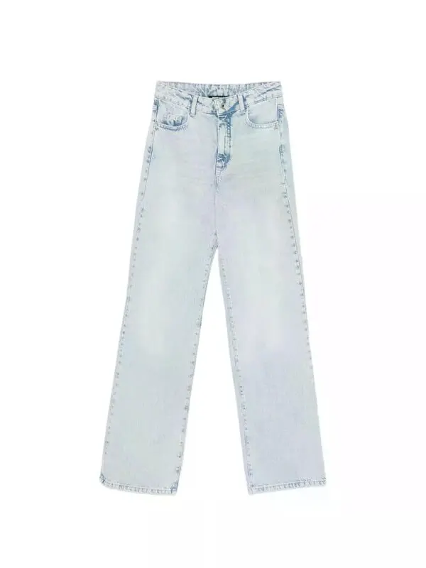 Patrizia Pepe High-waisted Straight Leg Jeans - Blue