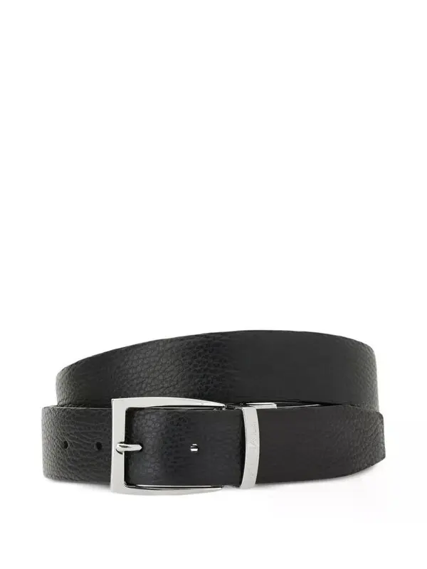 Canali Leather Belt - Black