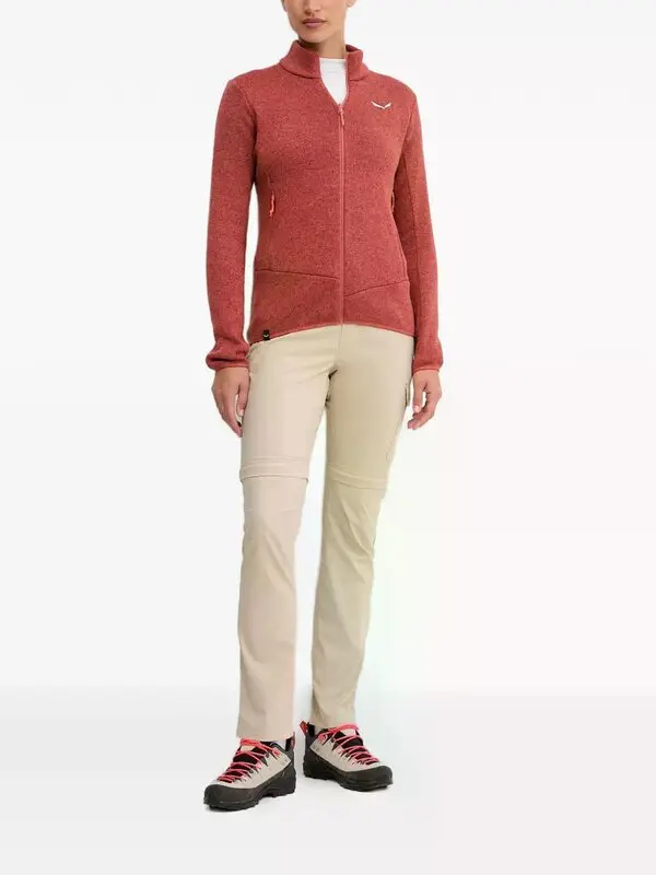 SALEWA Zipped Mock-neck Sweater