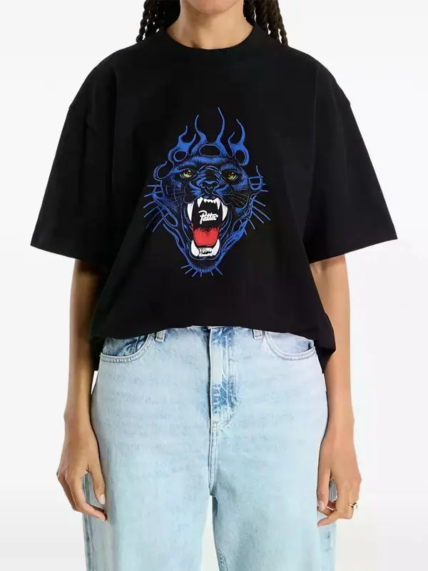 PATTA Fire Panther T-shirt - Black