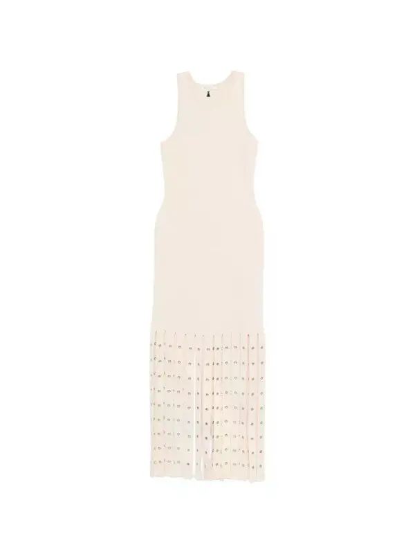Patrizia Pepe Fringes Knit Midi Dress