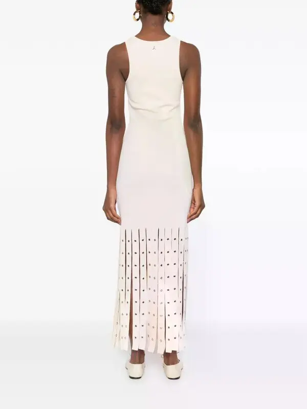 Patrizia Pepe Fringes Knit Midi Dress