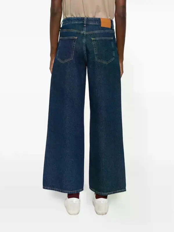 Gant Button-fastening Wide Leg Jeans