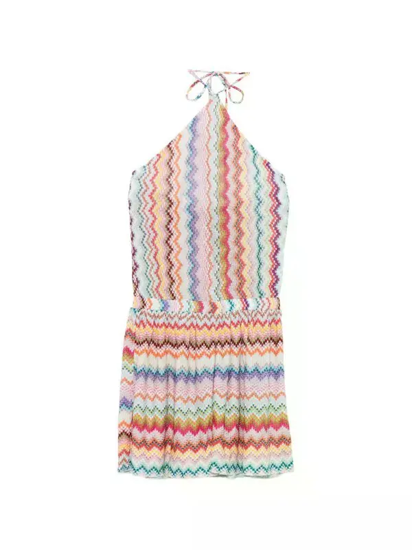 Missoni Zig-zag Halterneck All-in-one - White