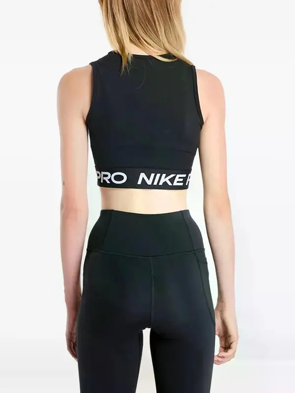 Nike Logo-tape Cropped Performance Tank Top