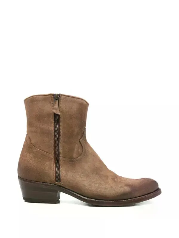 CENERE GB Zipped Ankle Boots