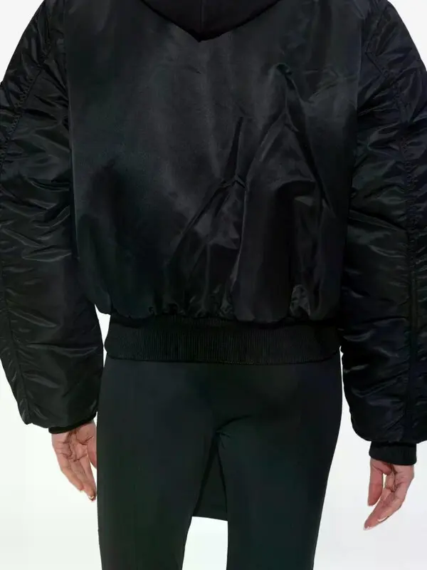 Vetements Hooded Bomber Jacket