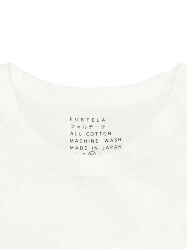 FORTELA Crew-neck T-shirt - White