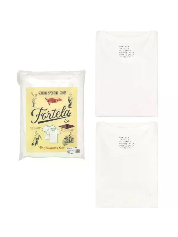 FORTELA Crew-neck T-shirt - White