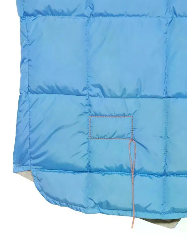 FORTELA Zip-fastening Quilted Gilet - Blue