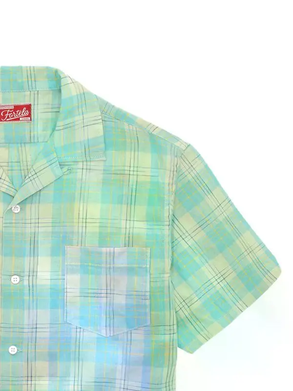 FORTELA Check-pattern Patch-pocket Shirt