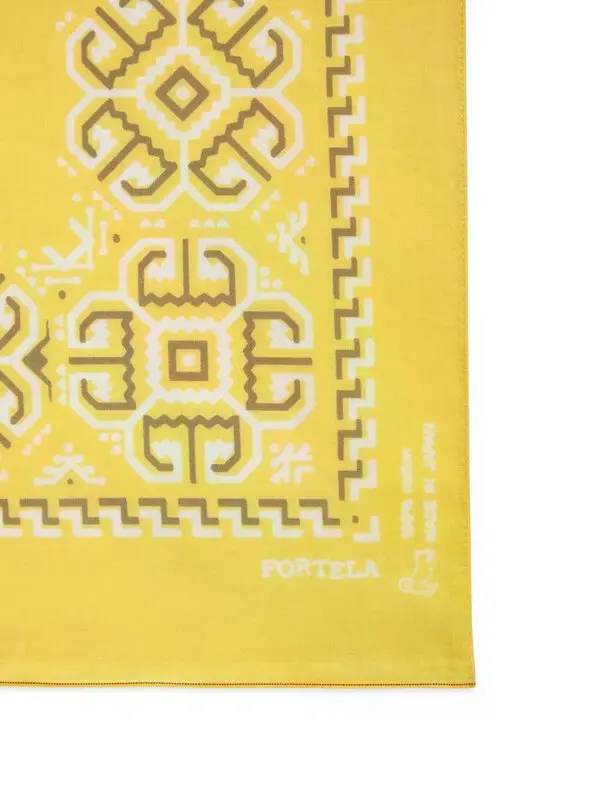 FORTELA Ikara-printed Bandana - Yellow