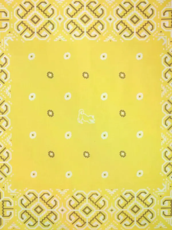 FORTELA Ikara-printed Bandana - Yellow