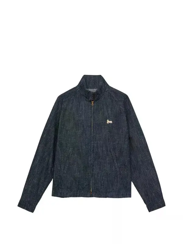 FORTELA Carol Zip-up Cotton Jacket - Blue