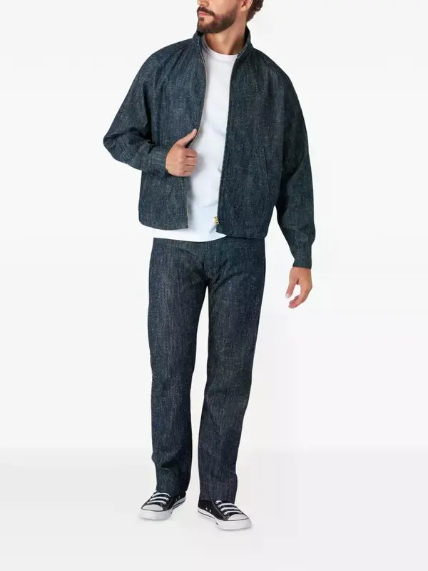 FORTELA Carol Zip-up Cotton Jacket - Blue