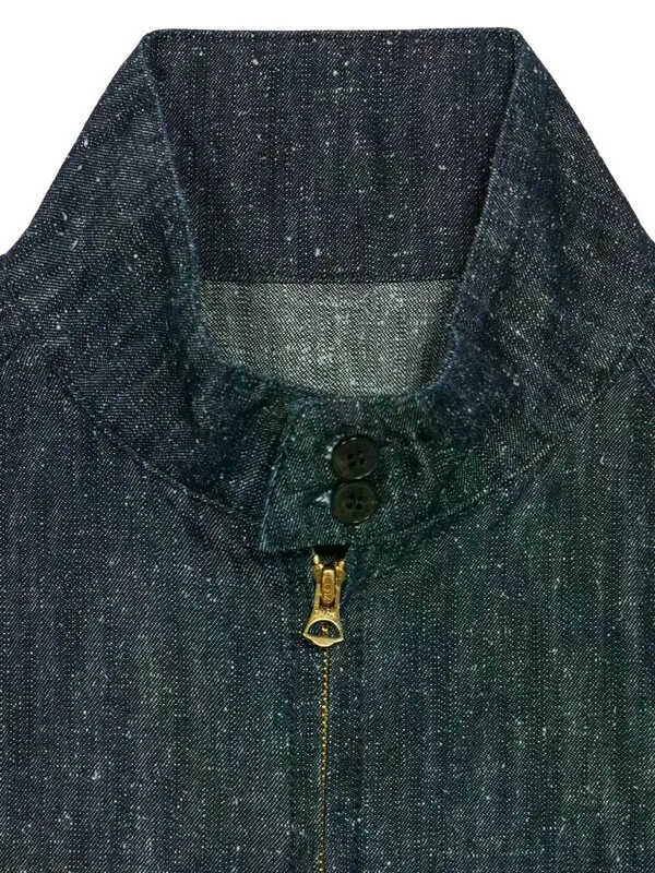 FORTELA Carol Zip-up Cotton Jacket - Blue