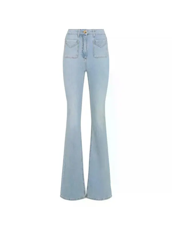 Elisabetta Franchi Pocket Flare Denim