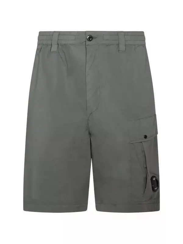 C.P. COMPANY Button-fastening Cargo Shorts - Grey