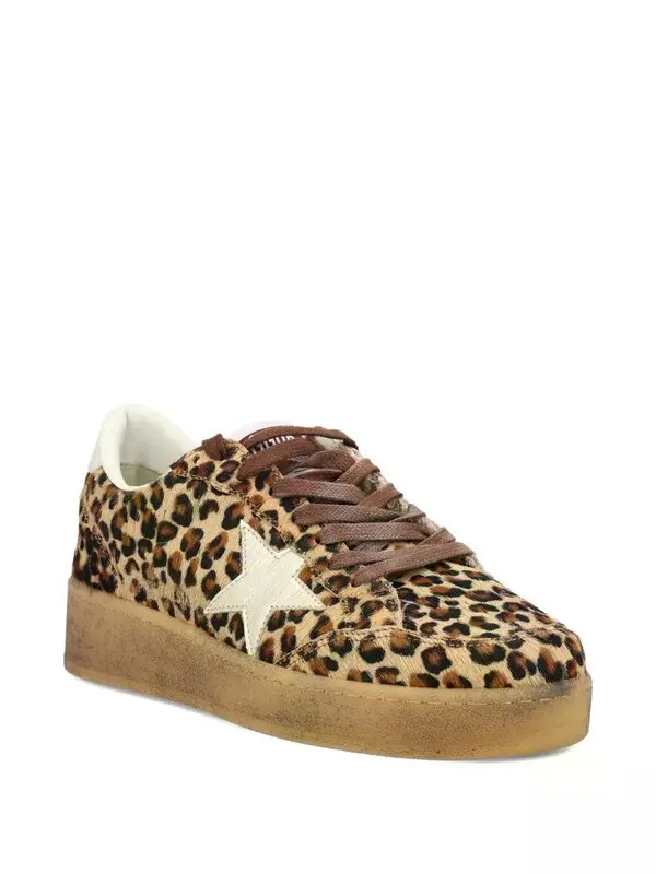 GOLDEN GOOSE Star Leopard Leather Trainers