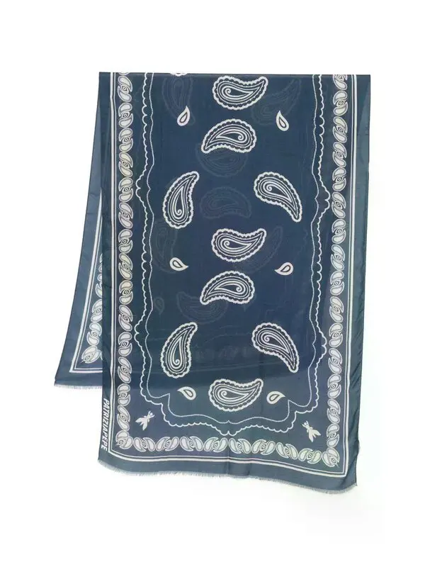 Patrizia Pepe Graphic-print Scarf - Blue