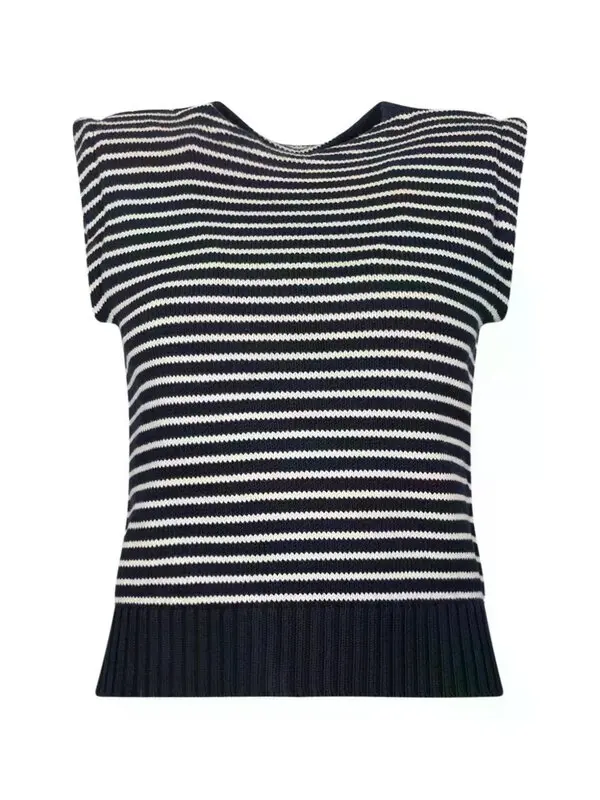 Max Mara Striped Knit Top