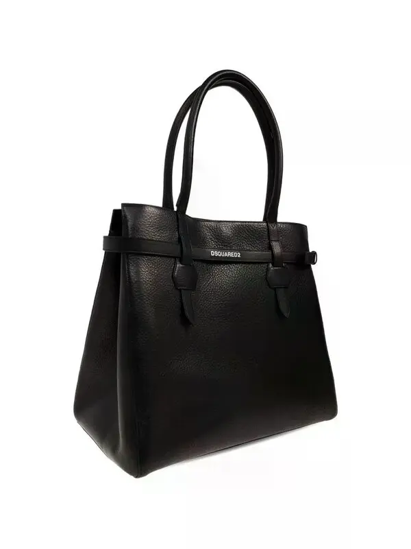 Dsquared2 Leather Tote Bag - Black