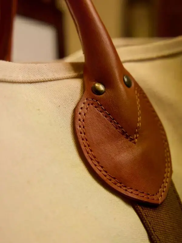 FORTELA Cotton Tote Bag With Reinforced Stitching - Neutrals