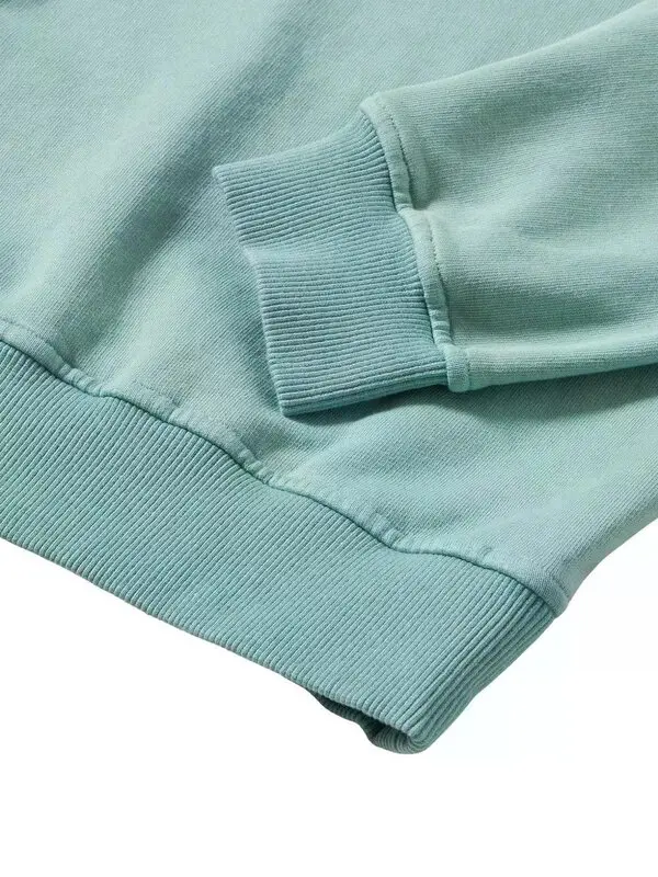 FORTELA Yale Pique Half-zip Sweatshirt - Green