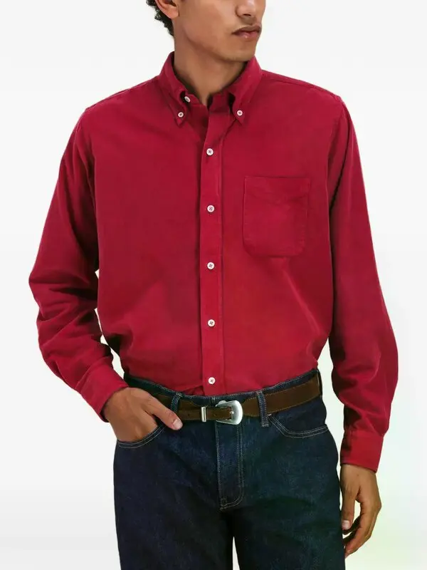FORTELA Corduroy Button-down Shirt