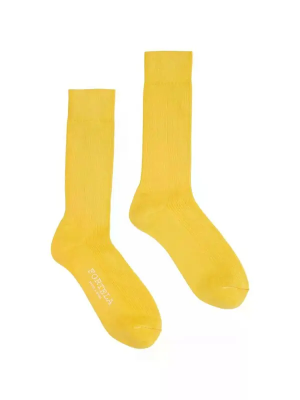 FORTELA Logo Socks - Yellow