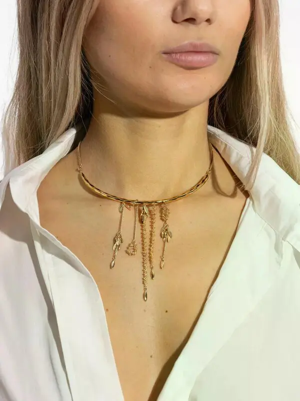 Isabel Marant Étoile Dore Leaf-charm Necklace - Gold