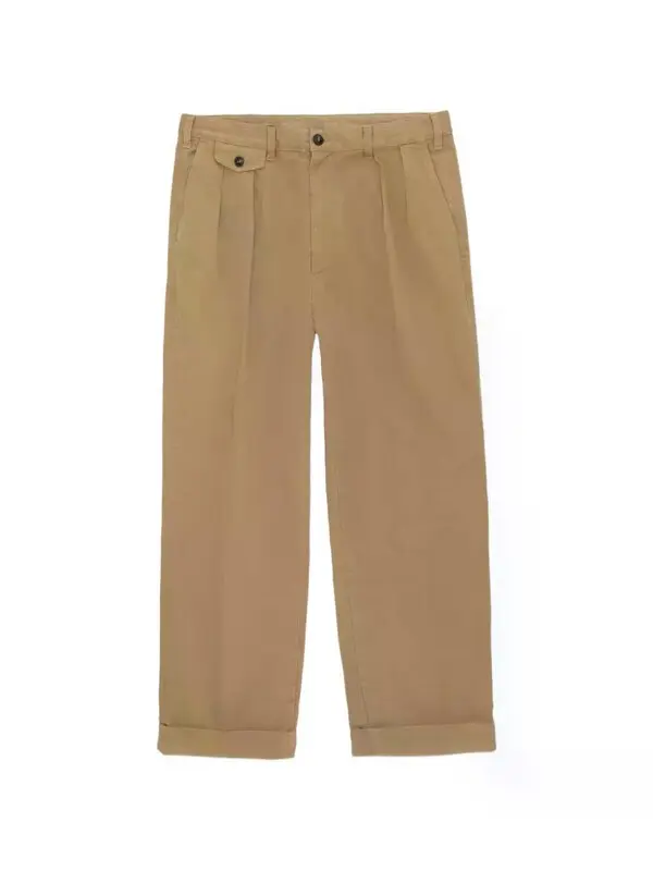 FORTELA Pleated Trousers - Neutrals