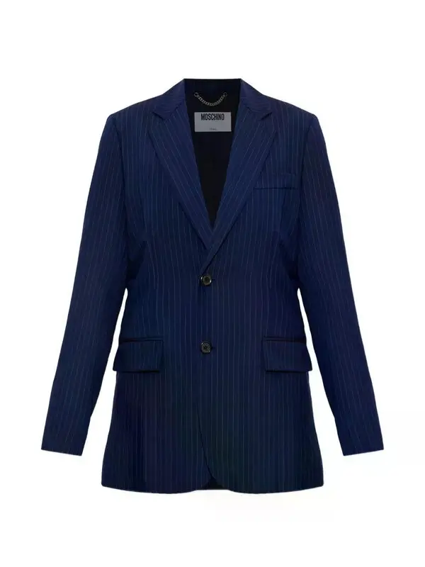 Moschino Pinstripe Button Jacket