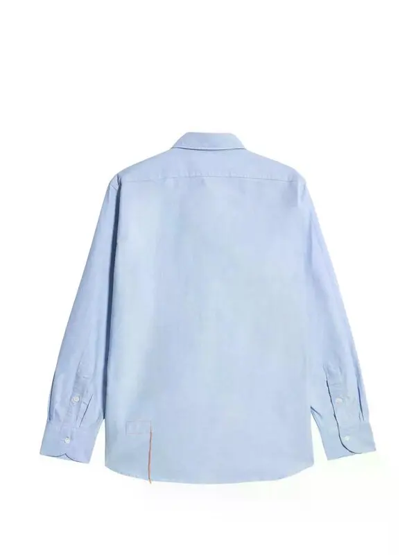 FORTELA Point-collar Shirt - Blue