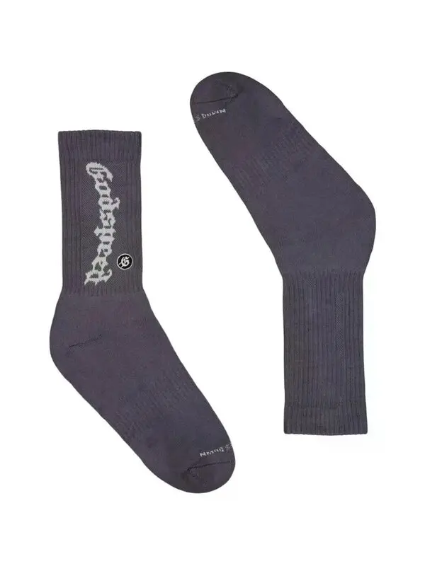 GODSPEED Logo Knit Socks - Grey