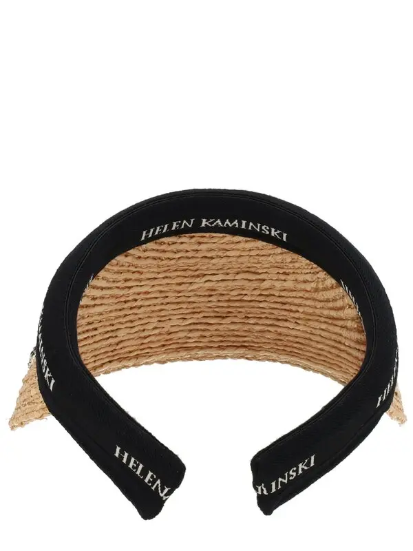 Helen Kaminski Straw Visor - Beige