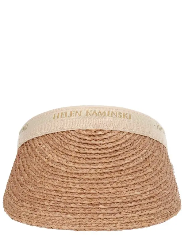 Helen Kaminski Straw Visor - Beige