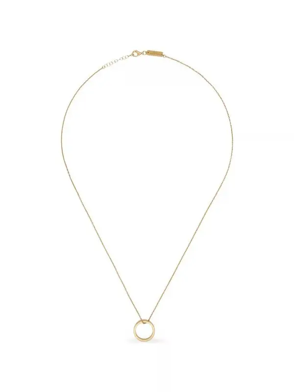 MAISON MARGIELA Numeric Ring Pendant Necklace - Gold