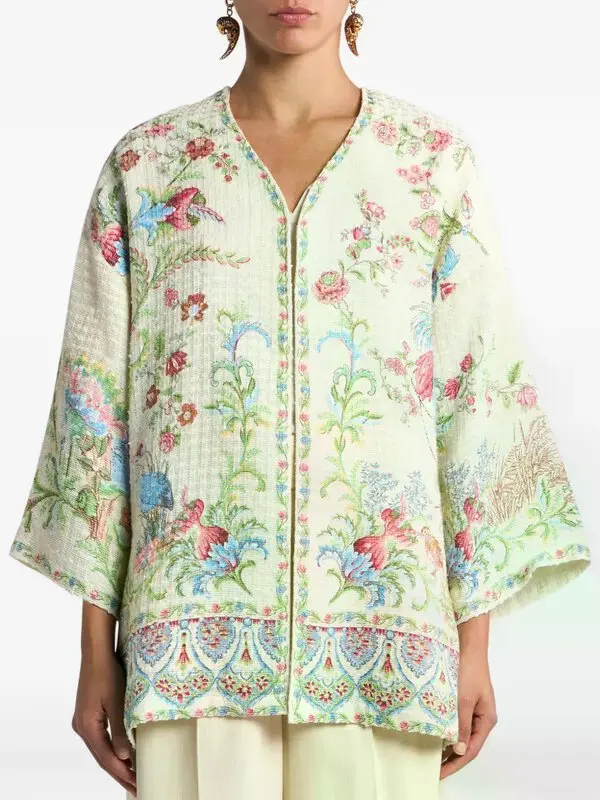 Etro Flora Fauna-motif Jacket