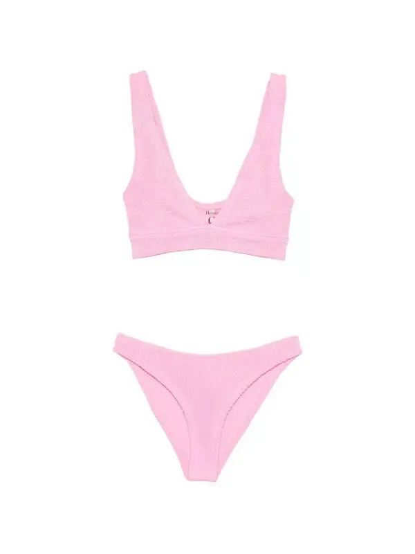 Hunza G V-neck Bikini - Pink