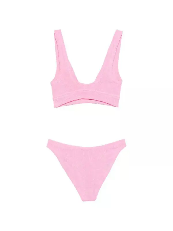 Hunza G V-neck Bikini - Pink