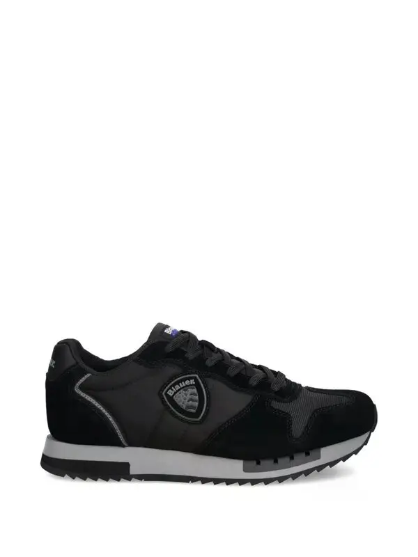 BLAUER. Queens05 Panelled Lace-up Sneakers - Black