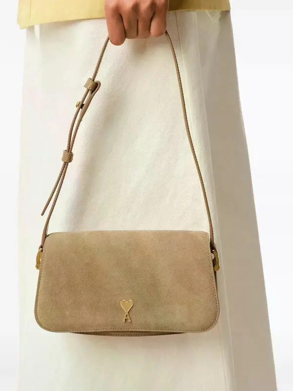 Ami Suede Paris Paris Shoulder Bag