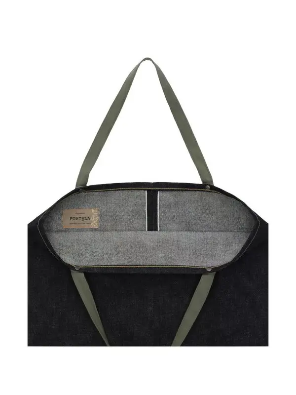 FORTELA Tote Bag With Patch Detail