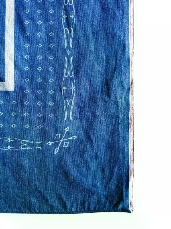 FORTELA Logo-print Muslin Bandana