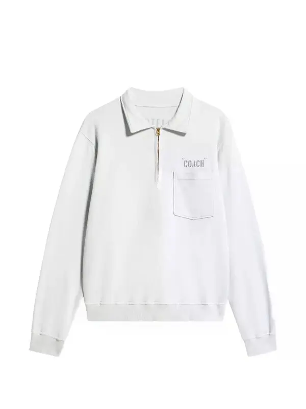 FORTELA Yale P Coach Zip Pocket Sweatshirt - Grey