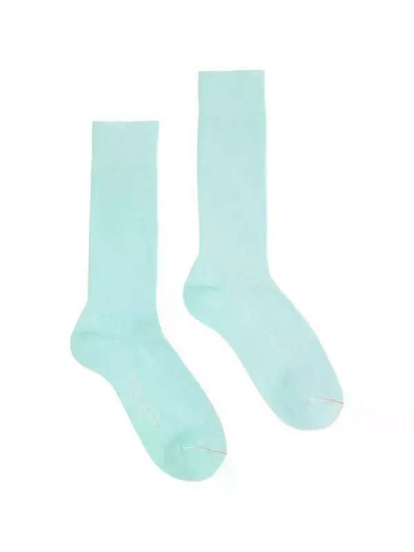 FORTELA Lisle Logo Socks - Blue